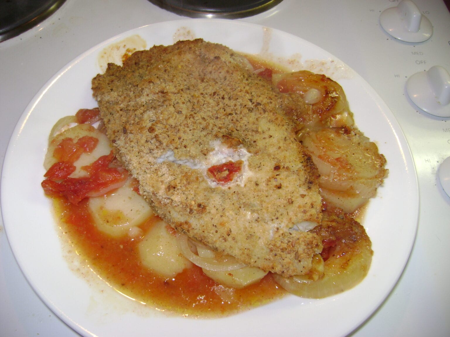 Baked Fish and Potato Pie Recipe | Pescado al Horno con Patatas